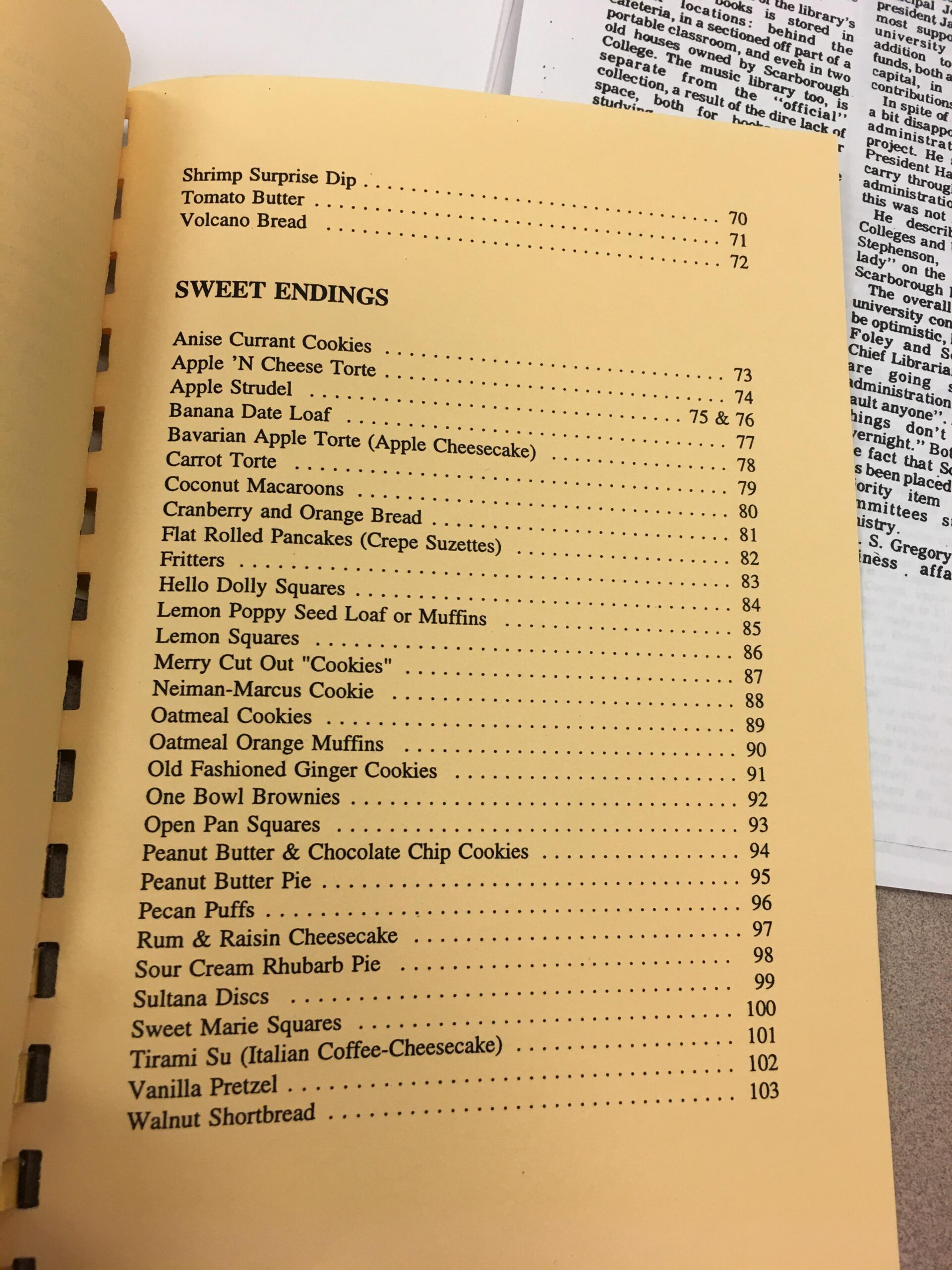 Food for Thought: UTSC’s Favourite Recipes – The History of UTSC Project