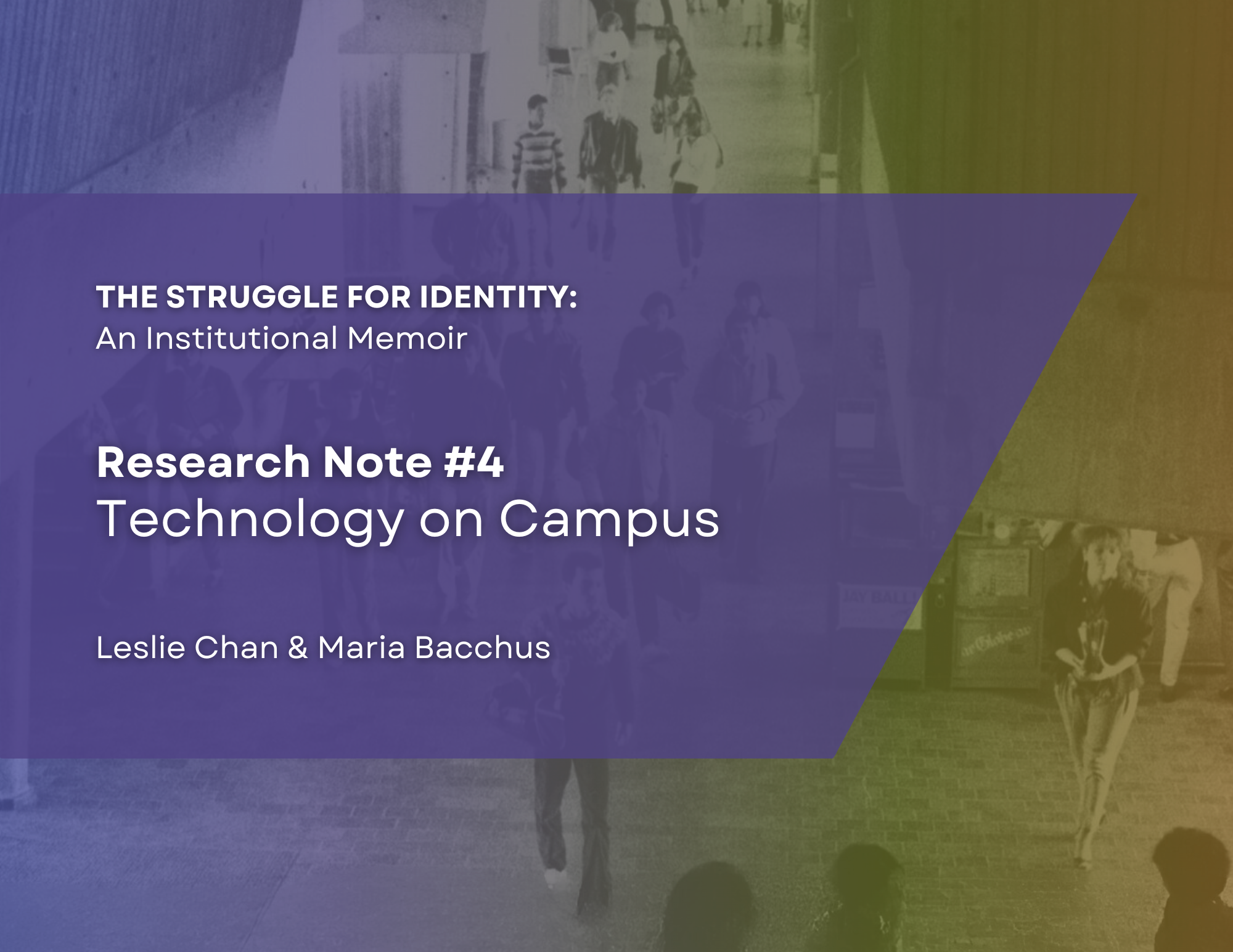 Notes – The History of UTSC Project